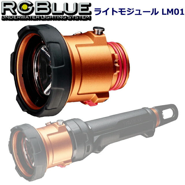 【楽天市場】RGBLUE RGBS-LM01 Light Module LM01 ダイビング 水中ライト LEDライトアールジーブルー エスファイブ ダイビングライト 水中撮影 水中カメラ ...