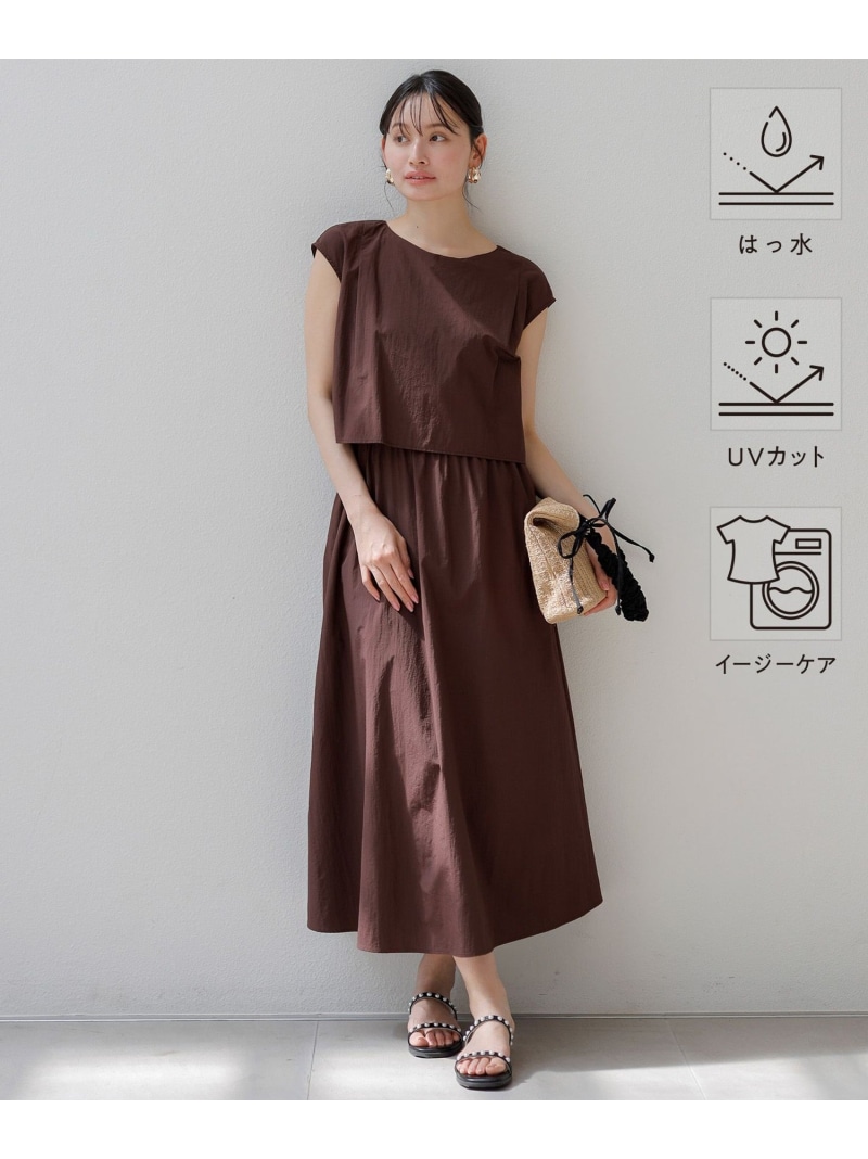 【楽天市場】【SALE／50%OFF】【撥水・UVカット】ウォーターサイド ワンピース ANY SIS S エニィスィス ワンピース・ドレス ワンピース ブラウン【RBA_E】【送料無料 ...