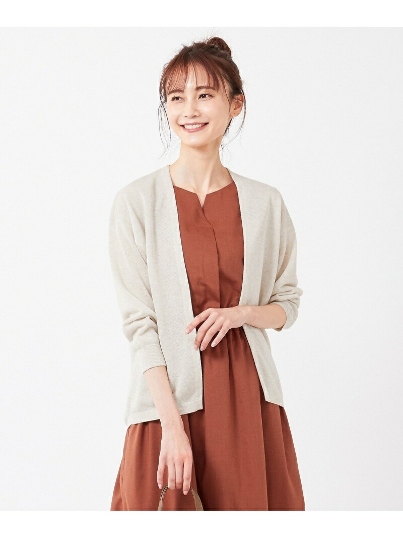 【楽天市場】【SALE／50%OFF】【おうち時間に】ドルマンニットカーディガン any SiS エニィスィス ニット カーディガン ホワイト ...