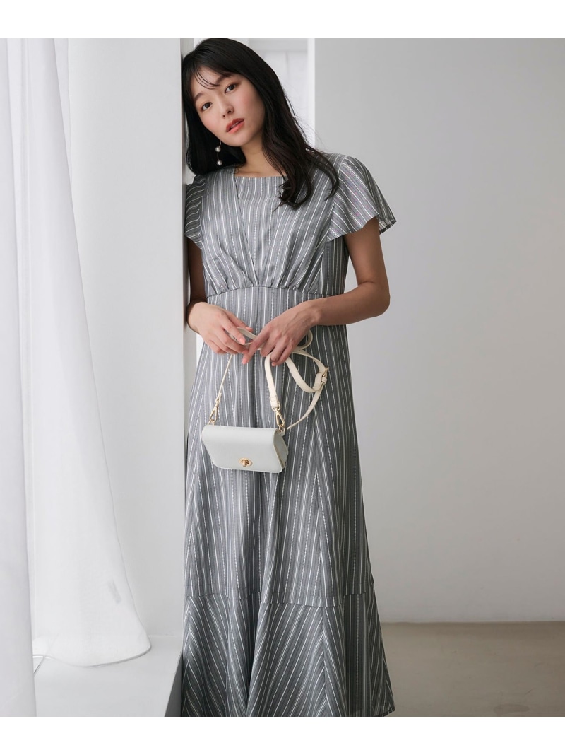 【楽天市場】【SALE／30%OFF】【洗える】カラミストライプレディ ワンピース ANY SIS エニィスィス ワンピース・ドレス ...