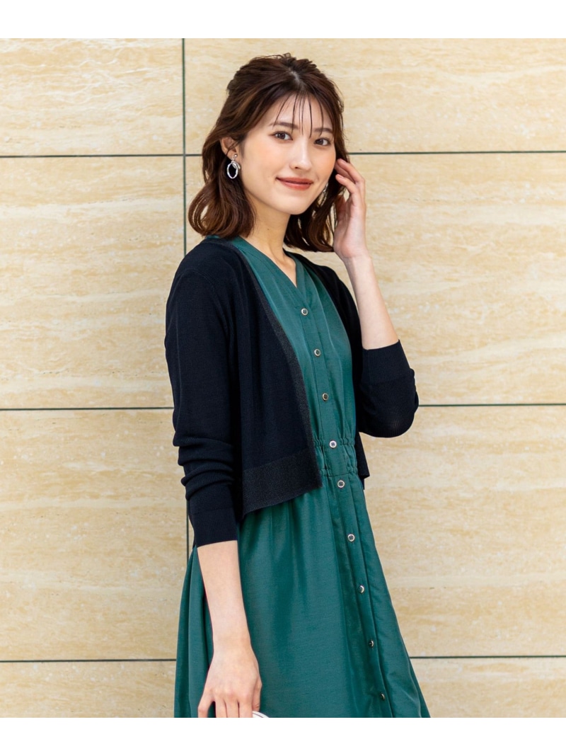 【楽天市場】【UVケア・洗える】ショートレングス カーディガン any SiS S エニィスィス トップス カーディガン ピンク ネイビー ホワイト【送料無料】[Rakuten Fashion ...