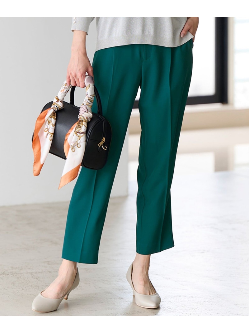 【楽天市場】【SALE／30%OFF】【接触冷感・UVカット・速乾】コンフォートビューティサテン パンツ ANY SIS L エニィスィス パンツ その他のパンツ グリーン ネイビー ベージュ ...