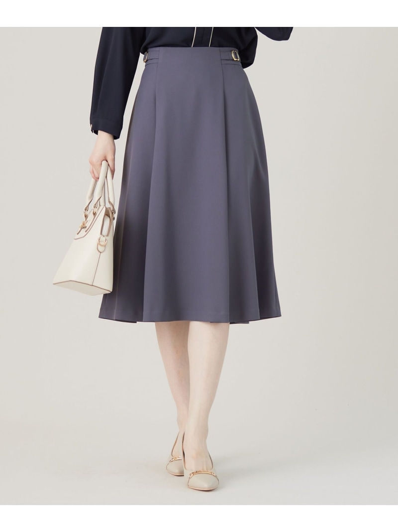 【楽天市場】【洗える】プチベルトフレア スカート any SiS S エニィスィス スカート ロング・マキシスカート ブルー グレー ネイビー【送料無料】[Rakuten Fashion ...