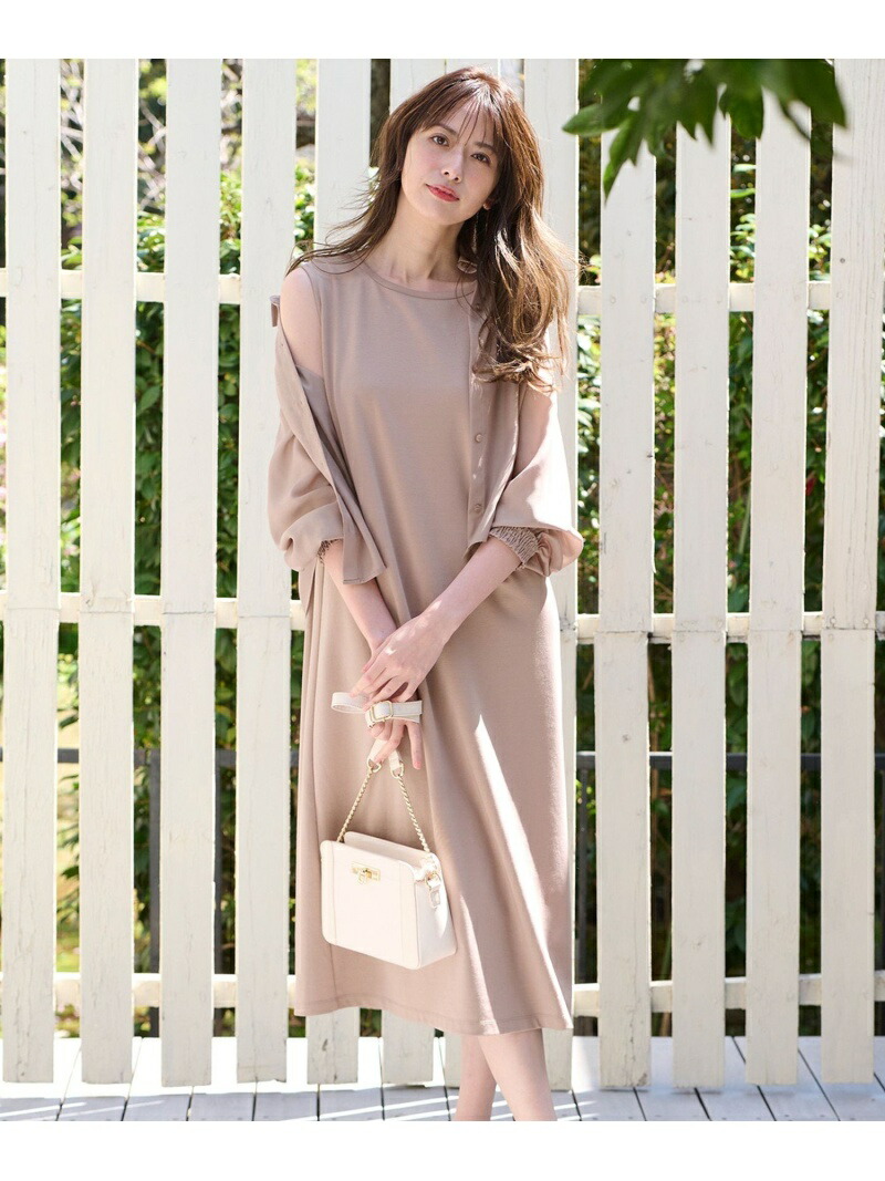 【楽天市場】【SALE／50%OFF】【美人百花6月号掲載】2SETシアーシャツ*ワンピース セット ANY SIS エニィスィス ジャケット・アウター テーラードジャケット・ブレザー【RBA ...