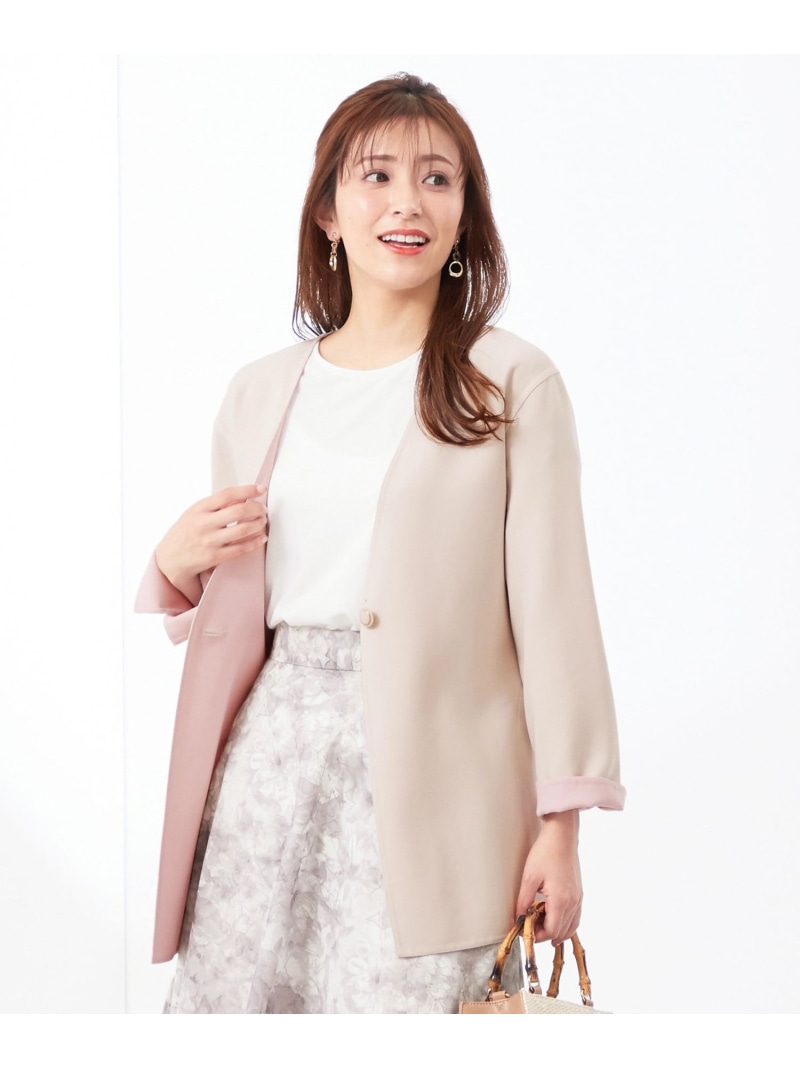 【楽天市場】【SALE／50%OFF】【2WAY・リバーシブル】スプリングショートリバー コート any SiS S エニィスィス ジャケット ...