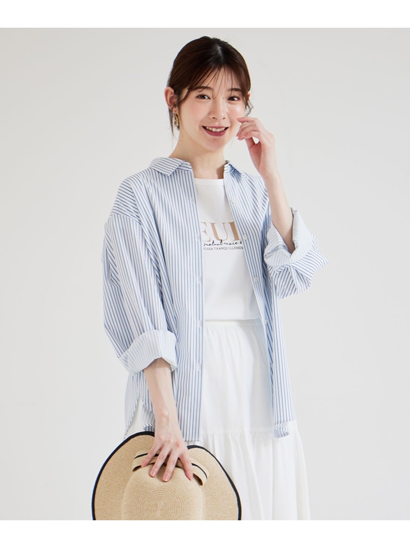 【楽天市場】【SALE／20%OFF】【接触冷感・UVカット】ラッシュガード シャツ any SiS S エニィスィス トップス シャツ・ブラウス グレー ブルー【RBA_E】【送料無料 ...