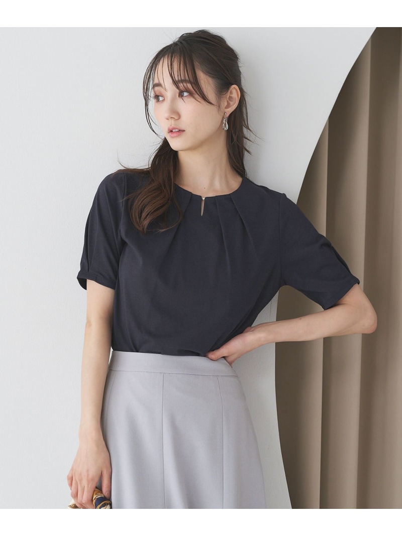 【楽天市場】【SALE／30%OFF】【吸水速乾・UVケア・接触冷感】コンフォートジャージー カットソー any SiS S エニィスィス トップス カットソー・Tシャツ ブルー ネイビー ...