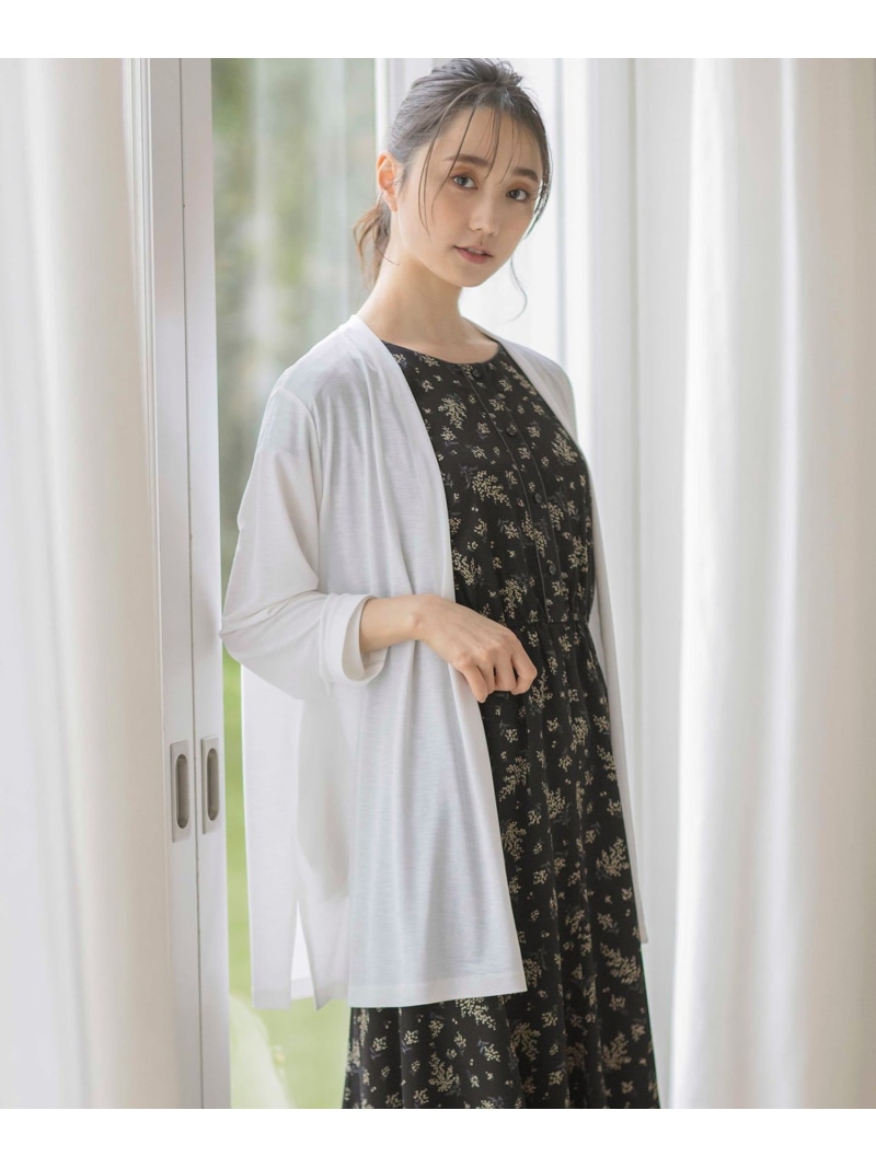 【楽天市場】【SALE／50%OFF】【接触冷感 / UVカット】着流し カーディガン ANY SIS S エニィスィス トップス カーディガン グレー ネイビー ホワイト【RBA_E ...