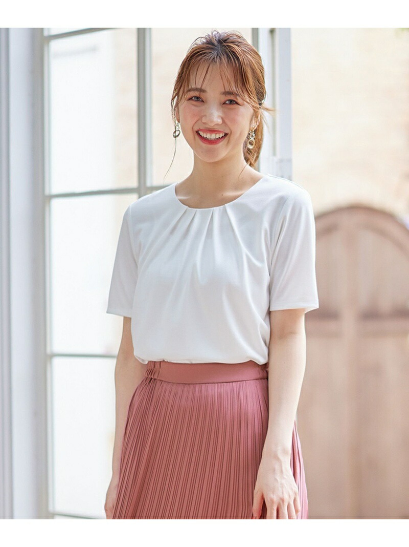 【楽天市場】【SALE／50%OFF】【吸水速乾・UVケア・接触冷感】コンフォートジャージークリア カットソー ANY SIS S エニィスィス トップス カットソー・Tシャツ ホワイト ...