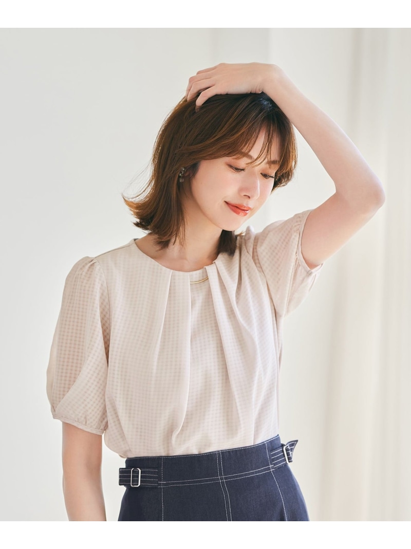 【楽天市場】【SALE／30%OFF】【吸水速乾・UVケア・接触冷感】コンフォートジャージー ブラウス any SiS S エニィスィス トップス カットソー・Tシャツ ネイビー ホワイト ...