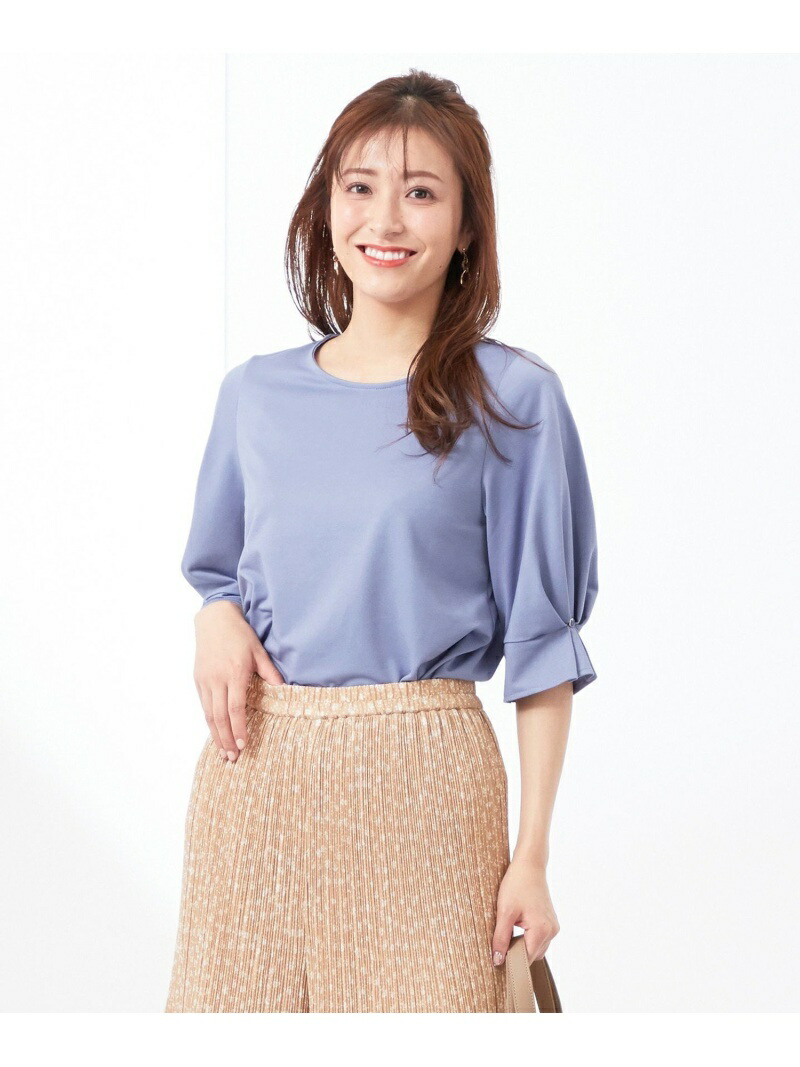 【楽天市場】【SALE／50%OFF】【接触冷感・UVカット】サカリバクルーネック プルオーバー any SiS エニィスィス トップス カットソー・Tシャツ ネイビー ピンク ホワイト ...