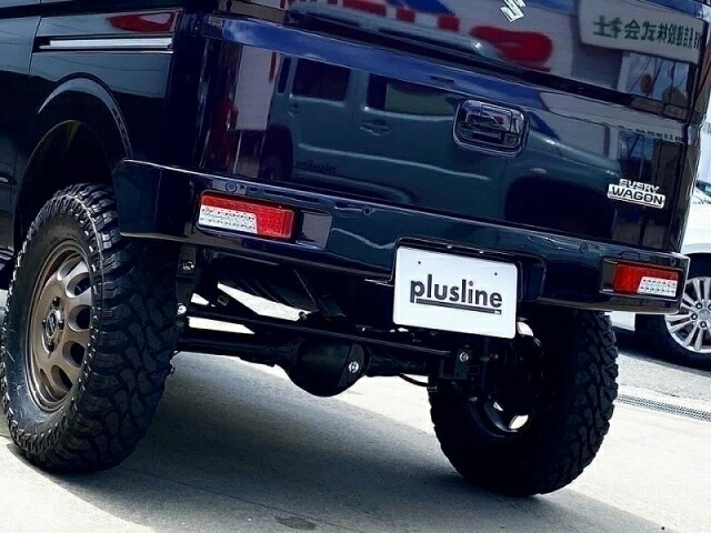 【楽天市場】plusline High Style プラスライン ハイスタイル エブリイ DA17W/V リアバンパー ABS製 ナンバーポケット有 未塗装品【品番】DA17-RBAA：エニタイム