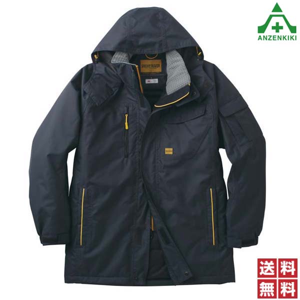 防寒服 作業着 タカヤ商事 タカヤワークウェア 防水防寒コート ウィンターコート(フード付) GR-1108 サイズ3L〜5L 楽天市場】防寒服 作業着 タカヤ商事 タカヤワークウェア 防水防寒