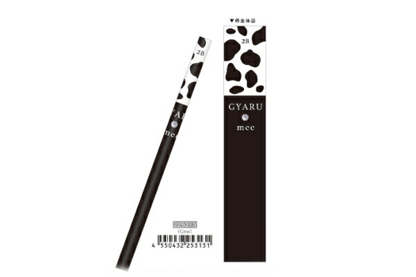 【楽天市場】【セット商品】【20本入り】【日本製】【オリジナル】マット軸えんぴつ【2B】【Cow】【GYARU mee】【ウシ柄】【鉛筆 ...