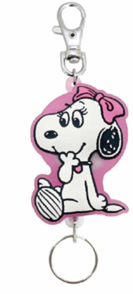 【楽天市場】スヌーピー SNOOPY ラバーリールキーホルダーベル ピーナッツ ウッドストック すぬーぴー キャラクター キーリング チャーム 鍵 雑貨 グッズ かわいい：AOIデパート