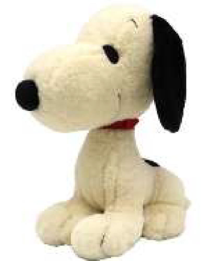 【楽天市場】【送料無料】 スヌーピー SNOOPY ぬいぐるみM おすわり レトロ ピーナッツ ウッドストック すぬーぴー アニメ キャラクター マスコット 人形 ドール おもちゃ インテリア ...