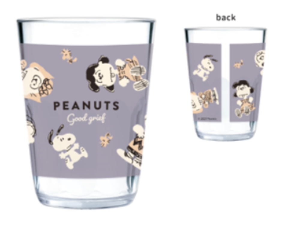 【楽天市場】【送料無料】 【日本製】 スヌーピー SNOOPY クリアタンブラー370ml Wow！Peanuts ピーナッツ ウッドストック すぬーぴー キャラクター カップ コップ 食事 ...