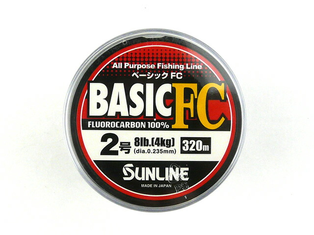 【楽天市場】サンライン(SUNLINE) BASIC FC(ベーシックFC) 320m 2.0号 お得 大容量 ボビン フロロ フロロカーボン FULUORO 道糸 幹糸 リーダー ハリス ...