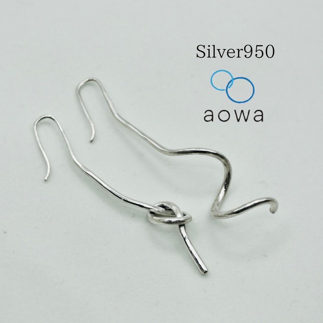 【楽天市場】【MAX50%OFF】「送料無料」 silver950 ハンドメイド アシメロングフックピアス レディース：aowa