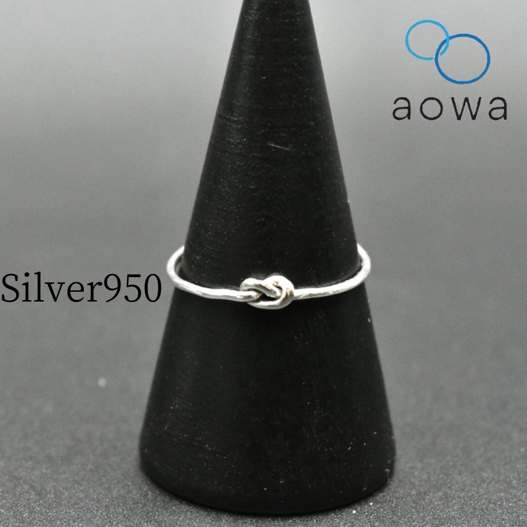 【楽天市場】【MAX50%OFF】「送料無料」 silver950 ハンドメイド デザインリング ノット 男女兼用 サイズ調節可能：aowa