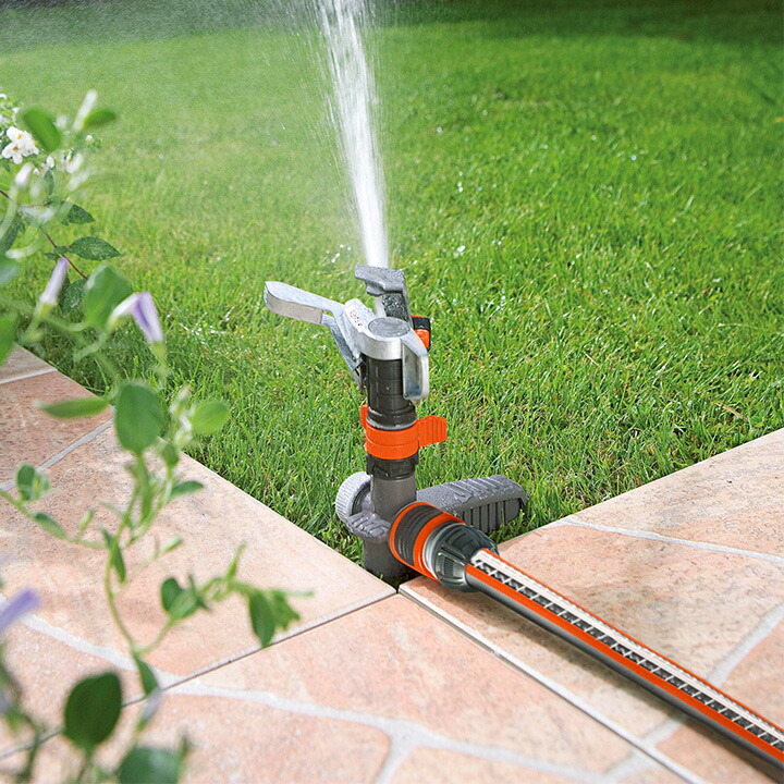 【楽天市場】散水 水やり 水遊び GARDENA ガルデナ タカショー / 回転式パルススプリンクラー（スパイク固定式） /小型 (rco)：青山ガーデン タカショー公式