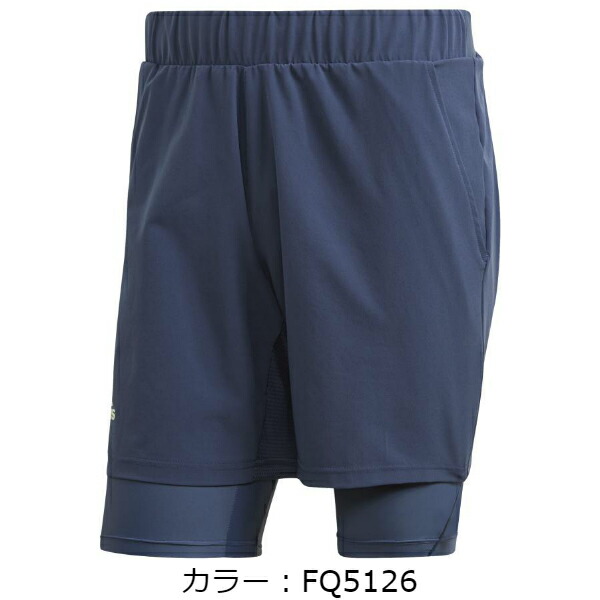 【楽天市場】アディダス(adidas) 2N1 SHORT HEAT.RDY パンツ (20SS) テックインディゴ/ダッシュグリーン ...