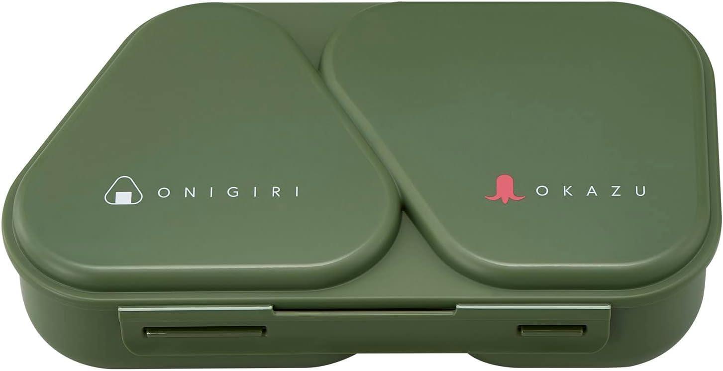 【楽天市場】OSK(オーエスケー) おにぎりランチケース 弁当箱 カーキ 465ml 日本製 おにぎらず おかずも入る 電子レンジ対応 押し型付 シンプル おしゃれ 抗菌 時短 簡単 LS ...