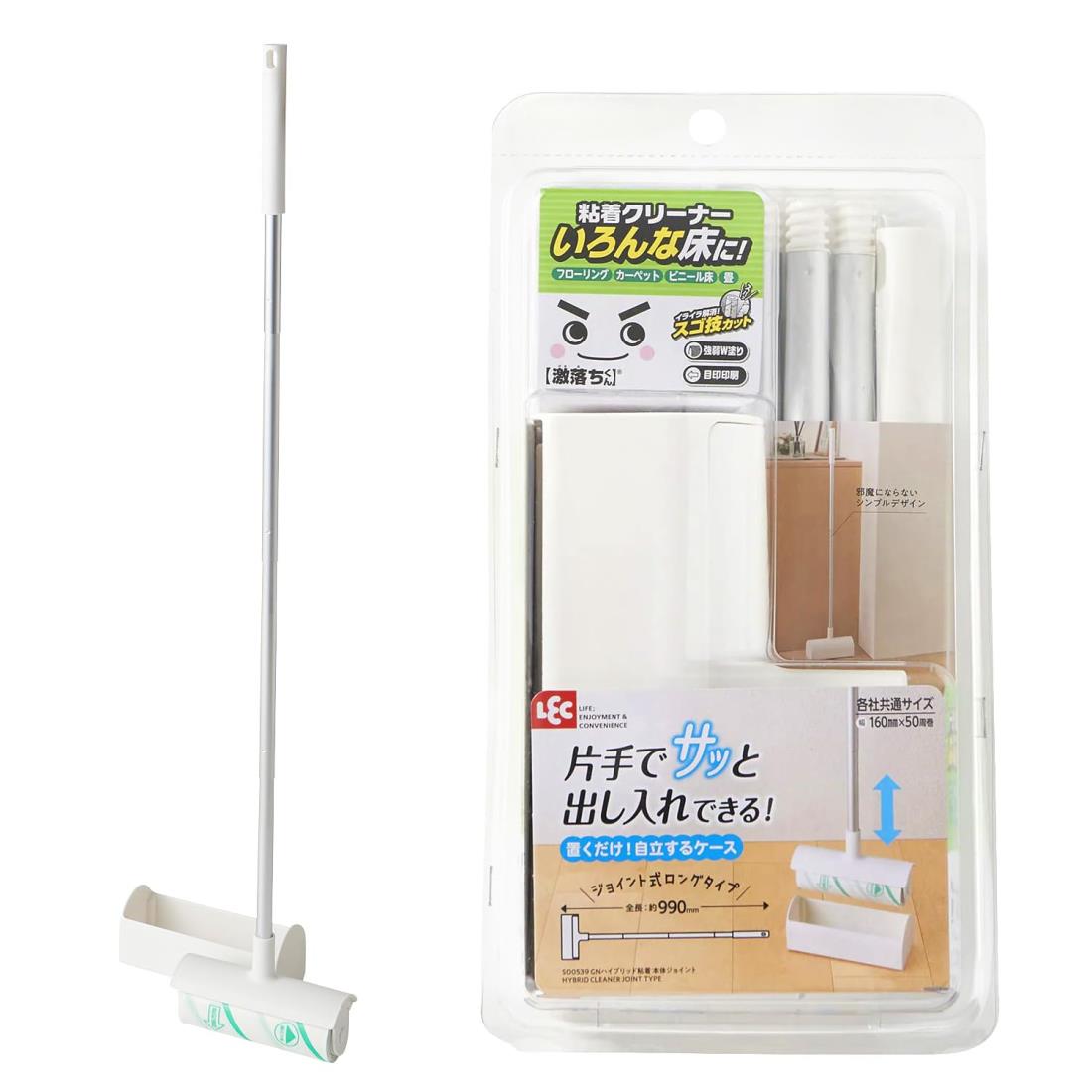 【楽天市場】レック 激落ちくん 粘着クリーナー ジョイントタイプ 99cm ( 置くだけ 自立ケース付き ) フローリング ・ カーペット 兼用：DEARSTORE