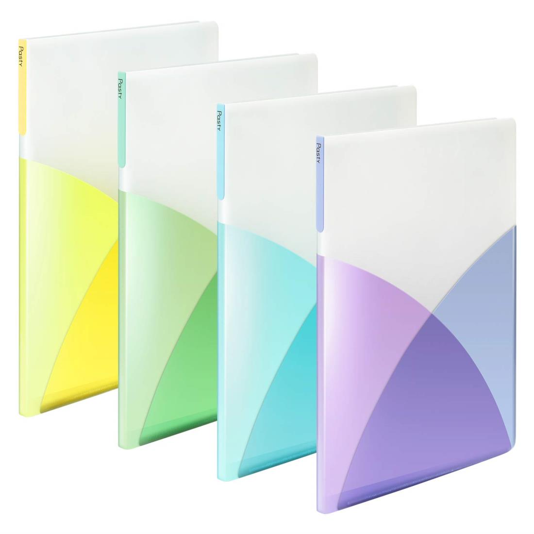 【楽天市場】プラス クリアファイル B5 縦 20ポケット Pasty パスティ フルーツスカッシュ 4色組：DEARSTORE