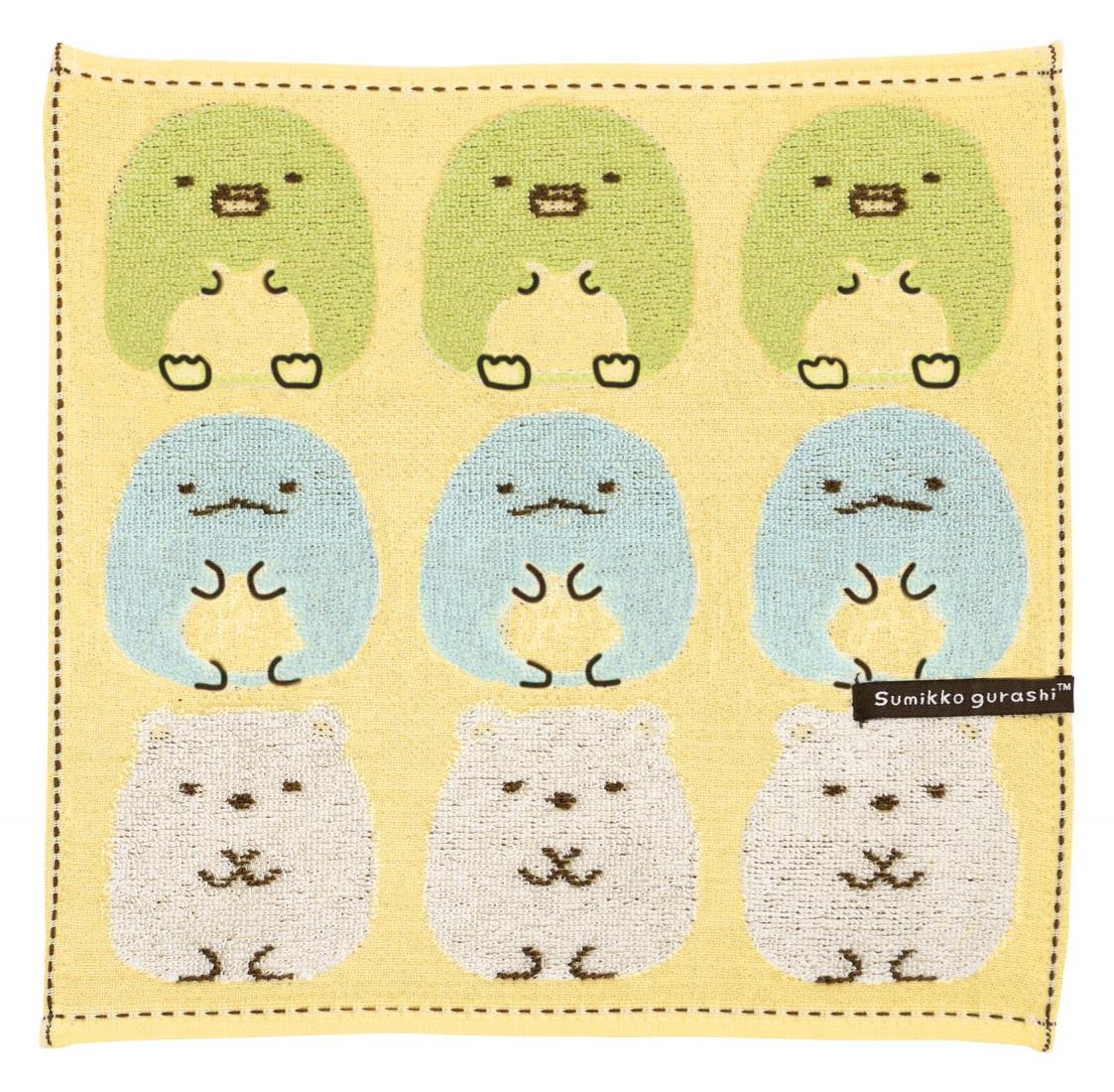 【楽天市場】丸眞 ミニタオル すみっコぐらし ラインアップすみっコ 綿 抗菌 防臭 3サイズ展開 6575016900：DEARSTORE