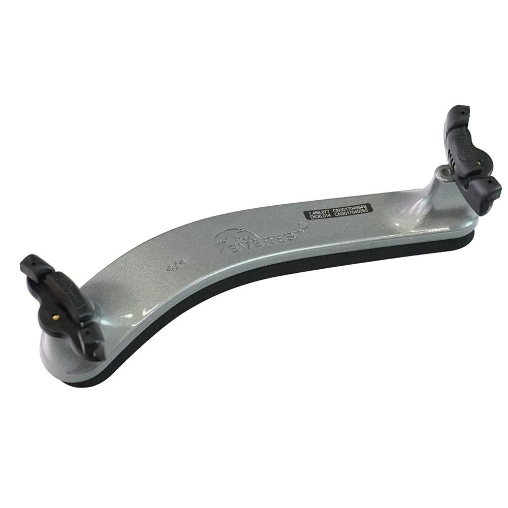 【楽天市場】EVEREST エベレスト バイオリン肩当て 4/4サイズ チタニウムシルバー ES-4 Titanium Silver：DEARSTORE