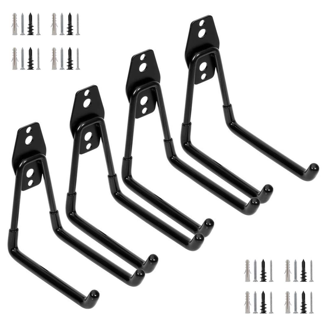 【楽天市場】Namioka 壁掛けフック l字 グランドフック ガレージフック 倉庫 金具 ツール 物置 工具 収納 コンクリート 石膏ボード 鉄板吊り 波板取付 黒の4ピーススーツ (L型中 ...