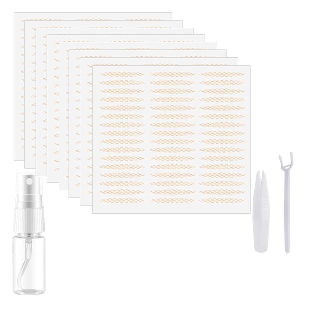 【楽天市場】shefun ふたえテープ メッシュ 384枚 水で貼る まぶたテープ 二重 両面 強力 二重テープ 極細 肌色 メッシュテープ 二重まぶた 目立たない テープ JP170 (楕円 ...