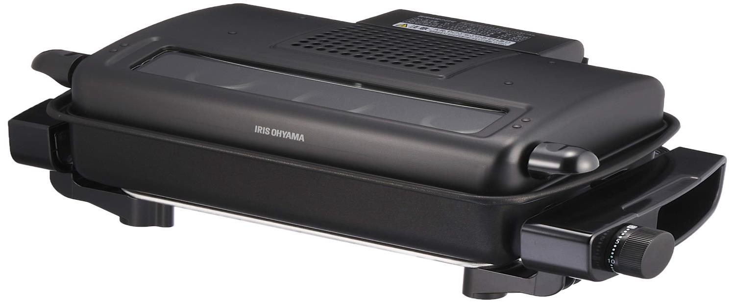 【楽天市場】アイリスオーヤマ 魚焼きグリル 無煙ロースター ロースター 平面プレート付 EMT-1103-B ブラック：DEARSTORE