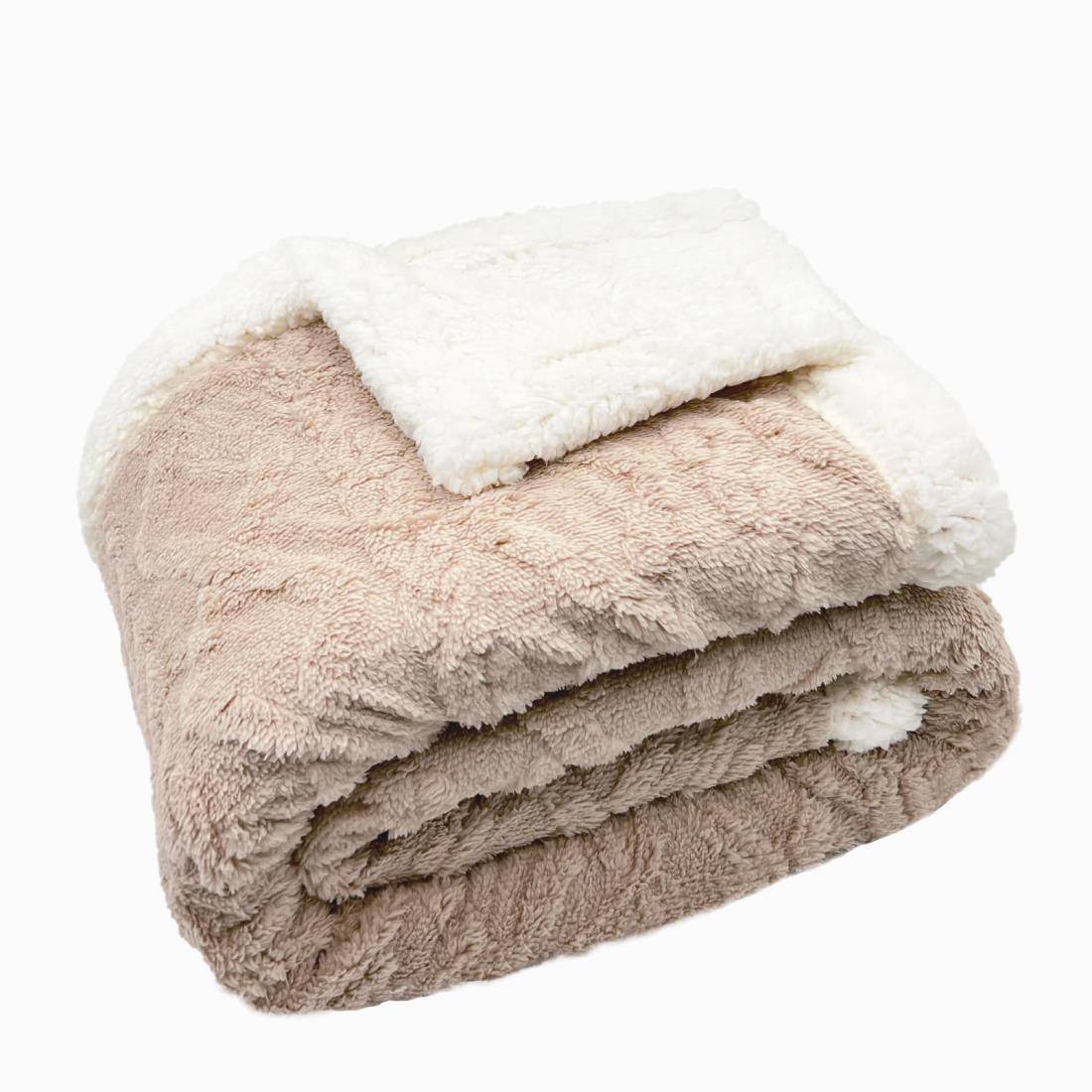 【楽天市場】Mokoya 毛布 シングル 冬 厚手 130×160cm 2枚合わせ ブランケット 北欧風ボア 可愛い 膝掛け 大判 軽量掛け ...