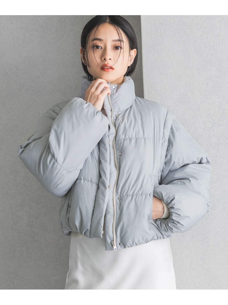 【楽天市場】【SALE／52%OFF】【2WAY】ReWarmショートブルゾン・ベスト A part by アパートバイ ジャケット・アウター ...