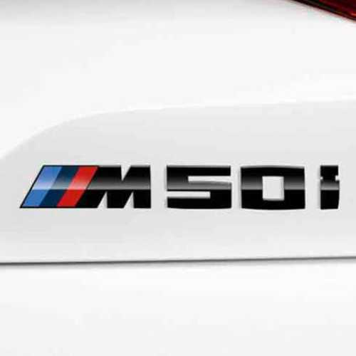 【楽天市場】BMW純正 "M50i" エンブレム(ブラック)(G07)：APdirect