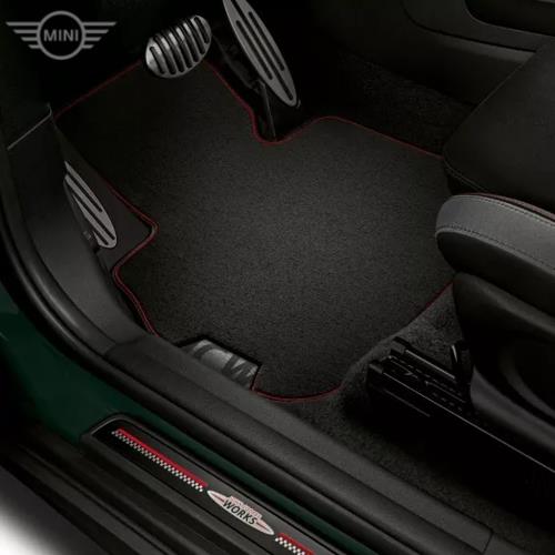 【楽天市場】MINI純正 JCW フロア・マット (John Cooper Works) (右ハンドル車) (フロント) (U25/F60 ...