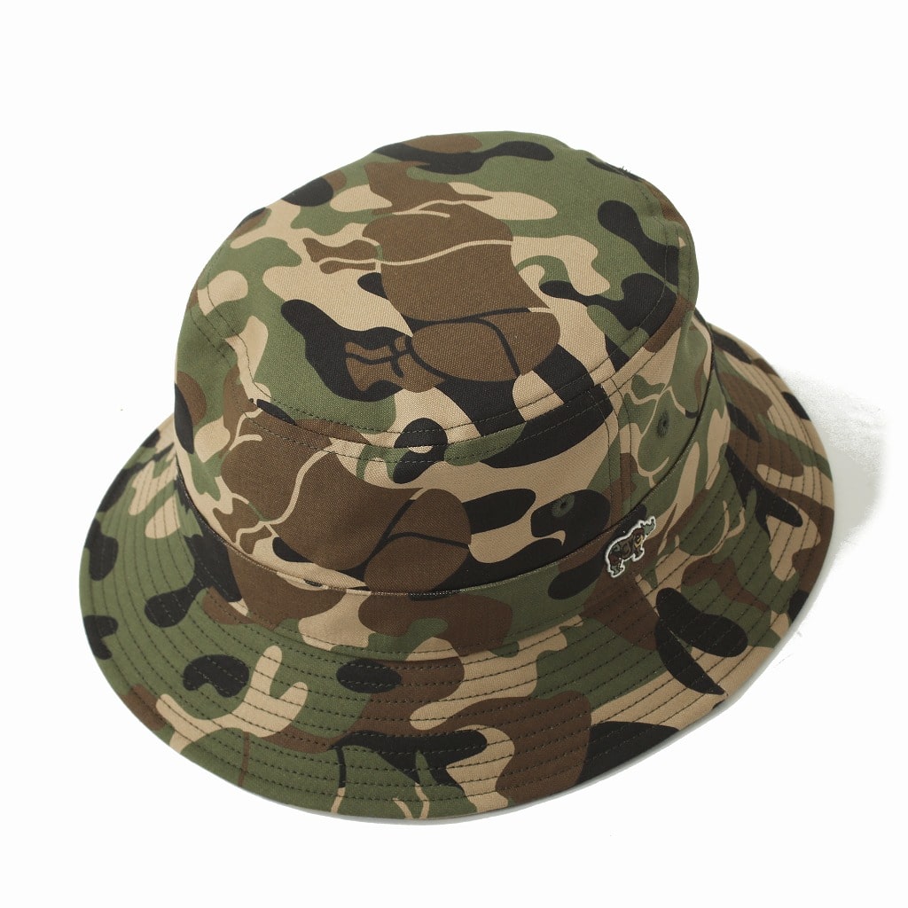 【楽天市場】Scye/SCYE BASICS サイベーシックス バケットハット サイカモフラ柄プリント Rhino Camo Print ...