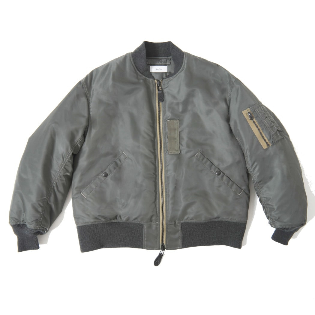 【楽天市場】marka マーカ MA-1 ナイロンツイル フライトジャケット セージグリーン SAGEGREEN：a people to collect