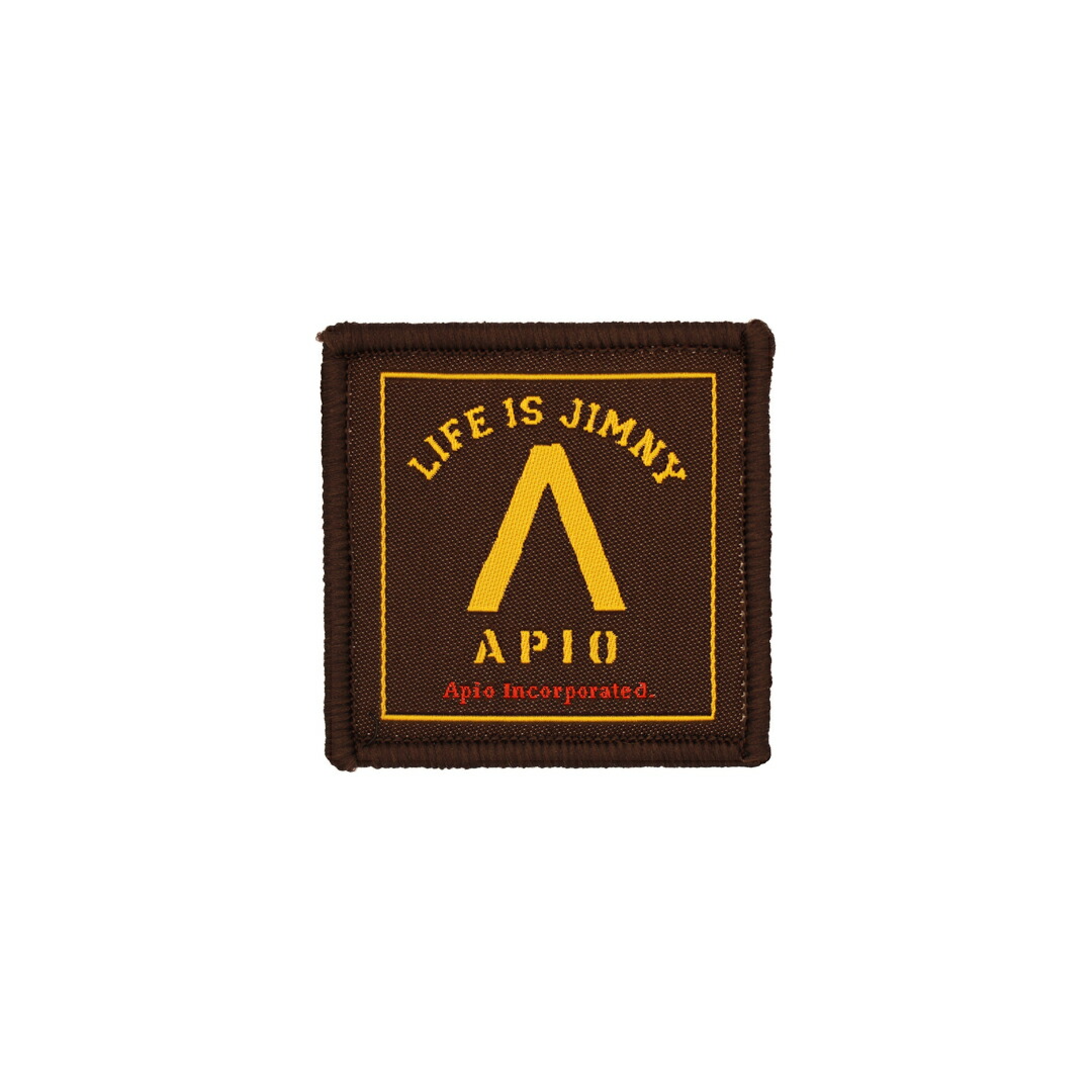 【楽天市場】【 SOLD OUT 】ヴィンテージ感のある ブラウンカラー の ラフロゴパッチ 【 APIO A-MARK x LIFE IS ...
