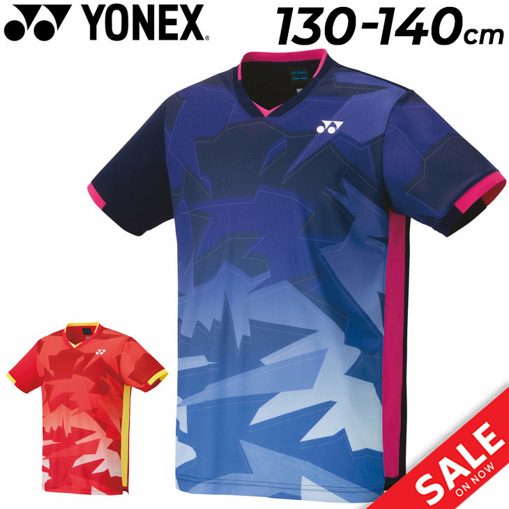 【楽天市場】ヨネックス ジュニア ゲームシャツ 130cm 140cm 子供服 YONEX 半袖Tシャツ 日本製 キッズ 子ども用 涼感 吸汗 ...