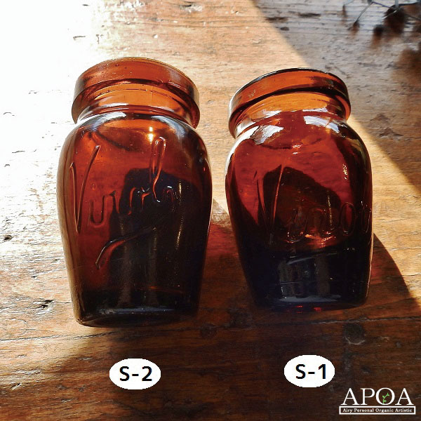 【楽天市場】Vilol(イギリス製) アンティーク ボトル Sサイズ アンバー ブロカント インテリア：APOA