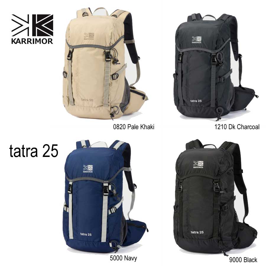 【楽天市場】カリマー 501211 タトラ25 Karrimor tatra 25 9000 Black 5000 Navy 1210 Dk ...