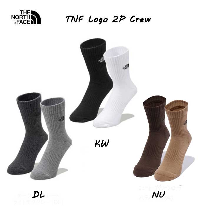 【楽天市場】ザ ノースフェイス NN82310 TNF ロゴ 2P クルー（ユニセックス） クルーソックス 2足セット The North Face TNF Logo 2P Crew TNF ...