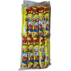 【楽天市場】駄菓子 やおきん うまい棒 テリヤキバーガー味 30本入り：アップルオンラインショップ