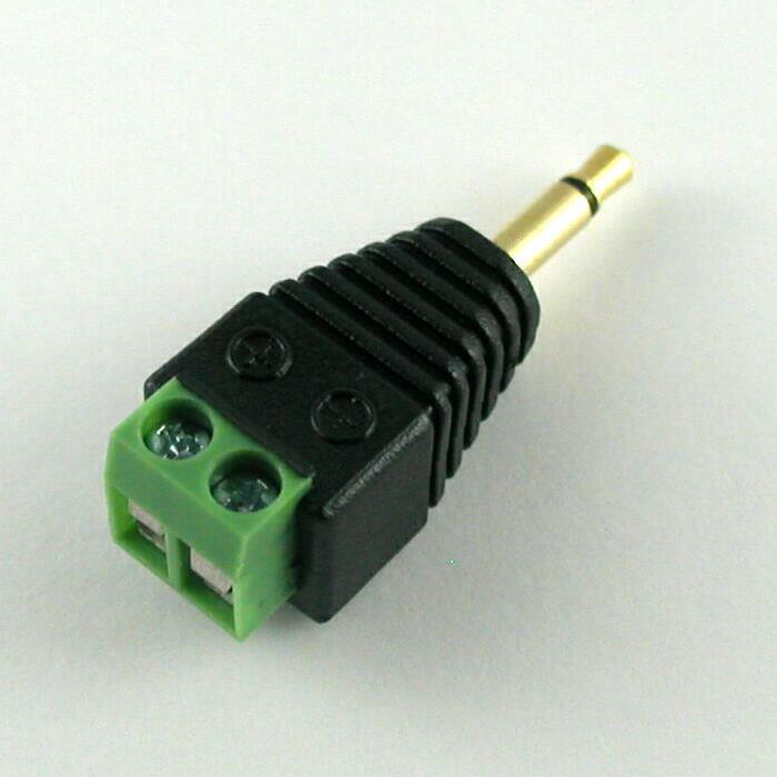 【楽天市場】ミニプラグ フォーンプラグ フォンコネクタ 3.5mm 2極 ネジ式 ソルダーレス ハンダ不要 自作用 金メッキ ブラック ...