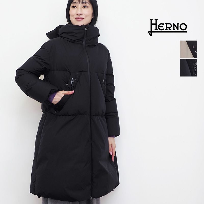 【楽天市場】【正規品】HERNO ヘルノ PI00275DL ラミナー ゴアテックスインフィニウム ロングダウンジャケット ミドル ロゴリボン GORE-TEX Laminar | 23AW ...