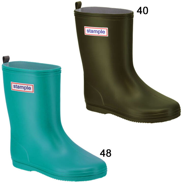 【楽天市場】レインブーツ キッズ ジュニア 長靴 男の子 女の子 子供靴 日本製 スタンプル stample レインシューズ 16-19.0cm ミドル丈 男児 女児 小学生 幼園児 ながぐつ ...