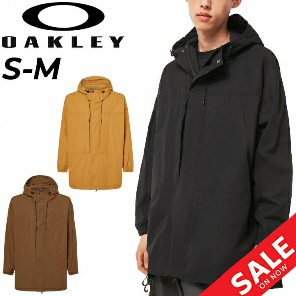 【楽天市場】送料無料 ジャケット ロング丈 メンズ アウター/オークリー OAKLE ウーブン コート/ウインドブレーカー スポーティ ...